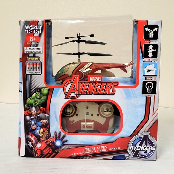 Toys | Nwt Marvel Licensed Avengers Iron Man 2ch Infrared Helicopter ...